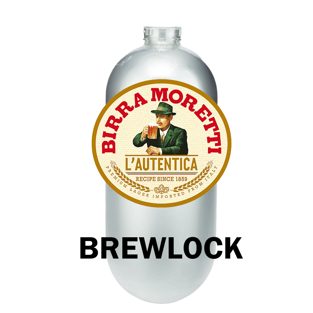 Birra Moretti 20L Brewlock Keg | The Keg Shed – The Drinks Shed